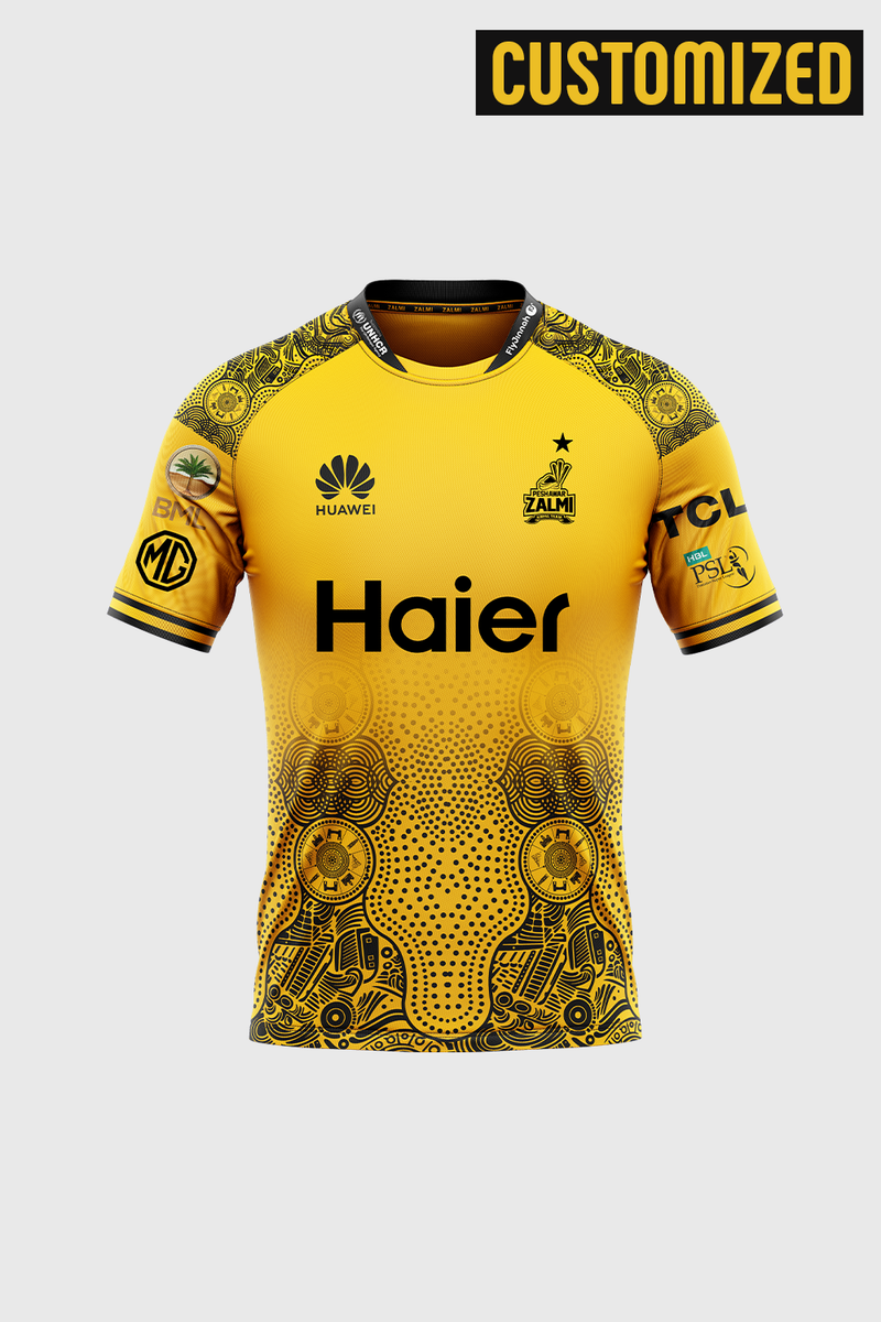 Peshawar Zalmi Official PSL 9 Customized Playing Premium Jersey